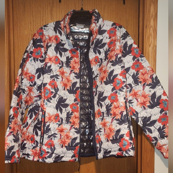 Columbia | Jackets & Coats | Columbia Red And Blue Puffer Jacket | Poshmark